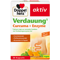DOPPELHERZ Verdauung Curcuma+Enzyme Kapseln - apondo.de - Internet ...